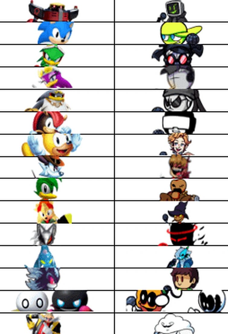 characters fnf as characters sonic part 2 and final | Fandom