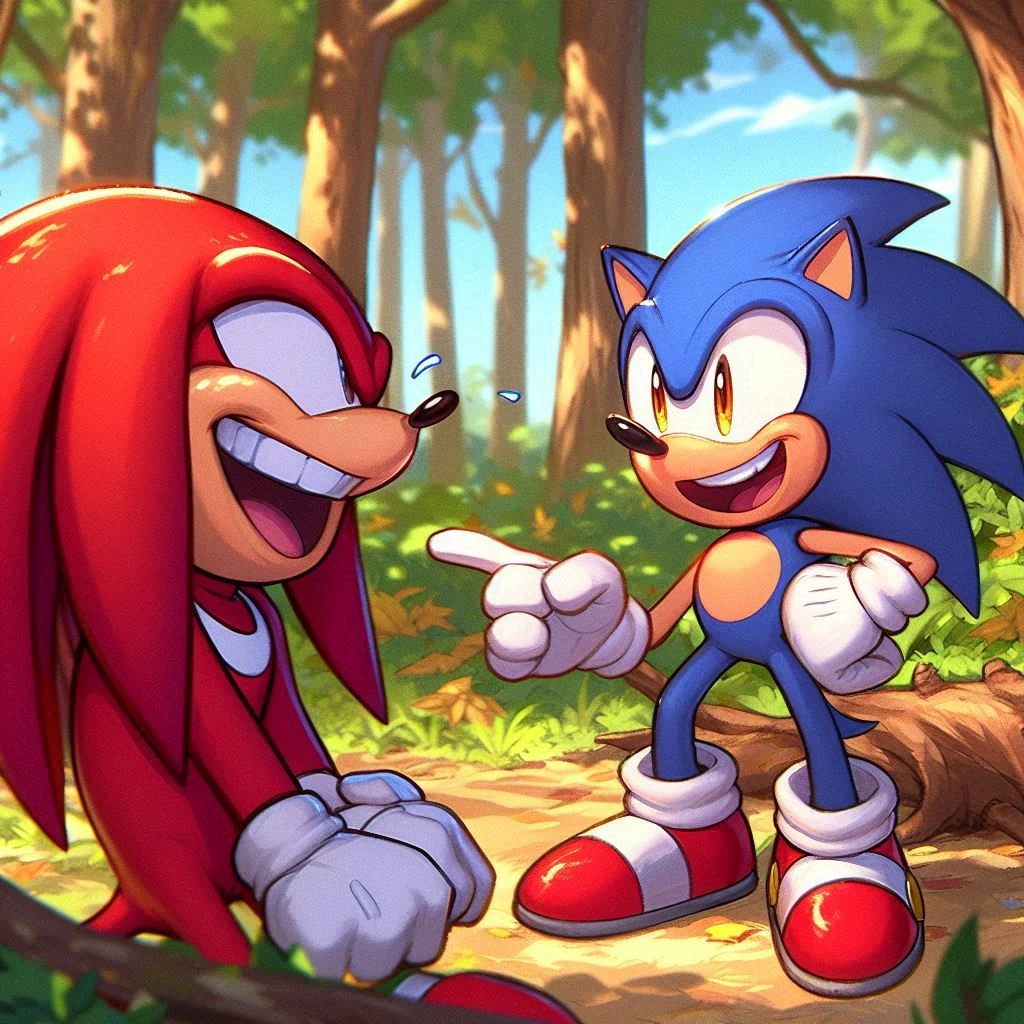 Knuckles Chuckles, only possible with AI | Fandom