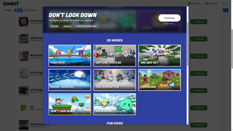 Gimkit Layout Update! | Fandom