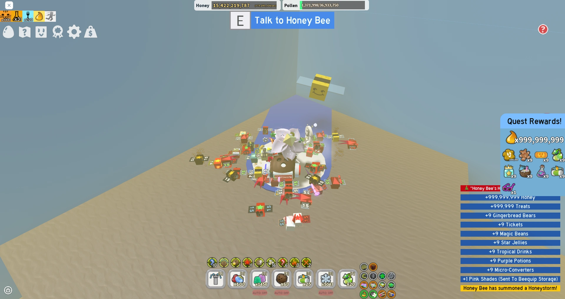 Honey Bee's Honey Wreath completed + 14th Gift box | Fandom