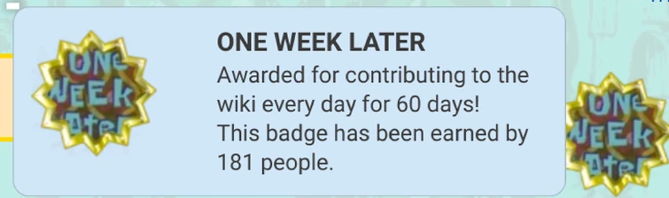 One Week Later??? | Fandom