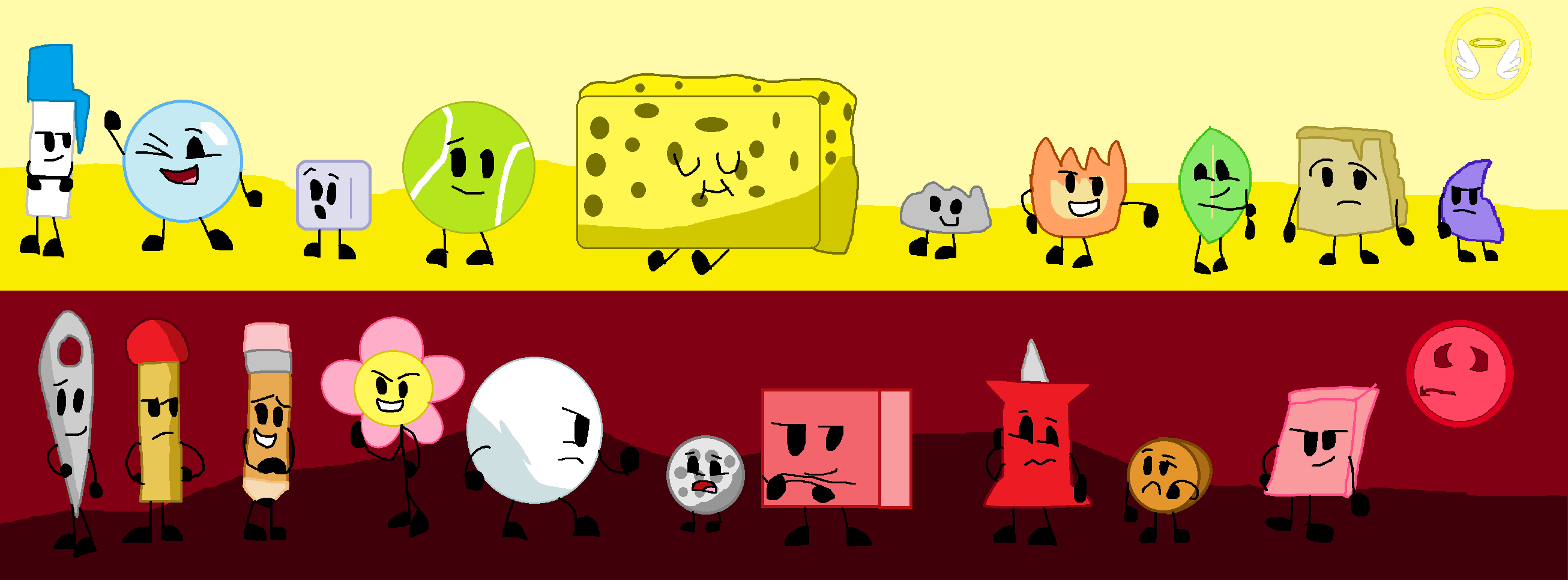BFDI Angels VS Devils | Fandom