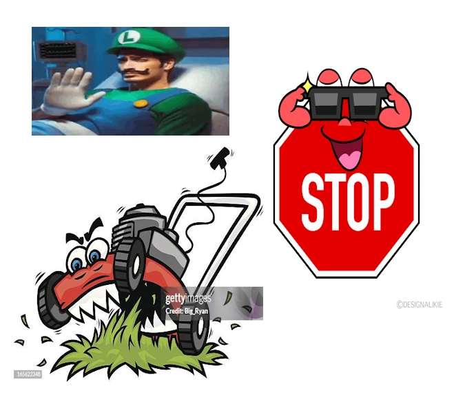 drawing bftsc characters 3, 4, & 5 - green mario, octagon, and ...