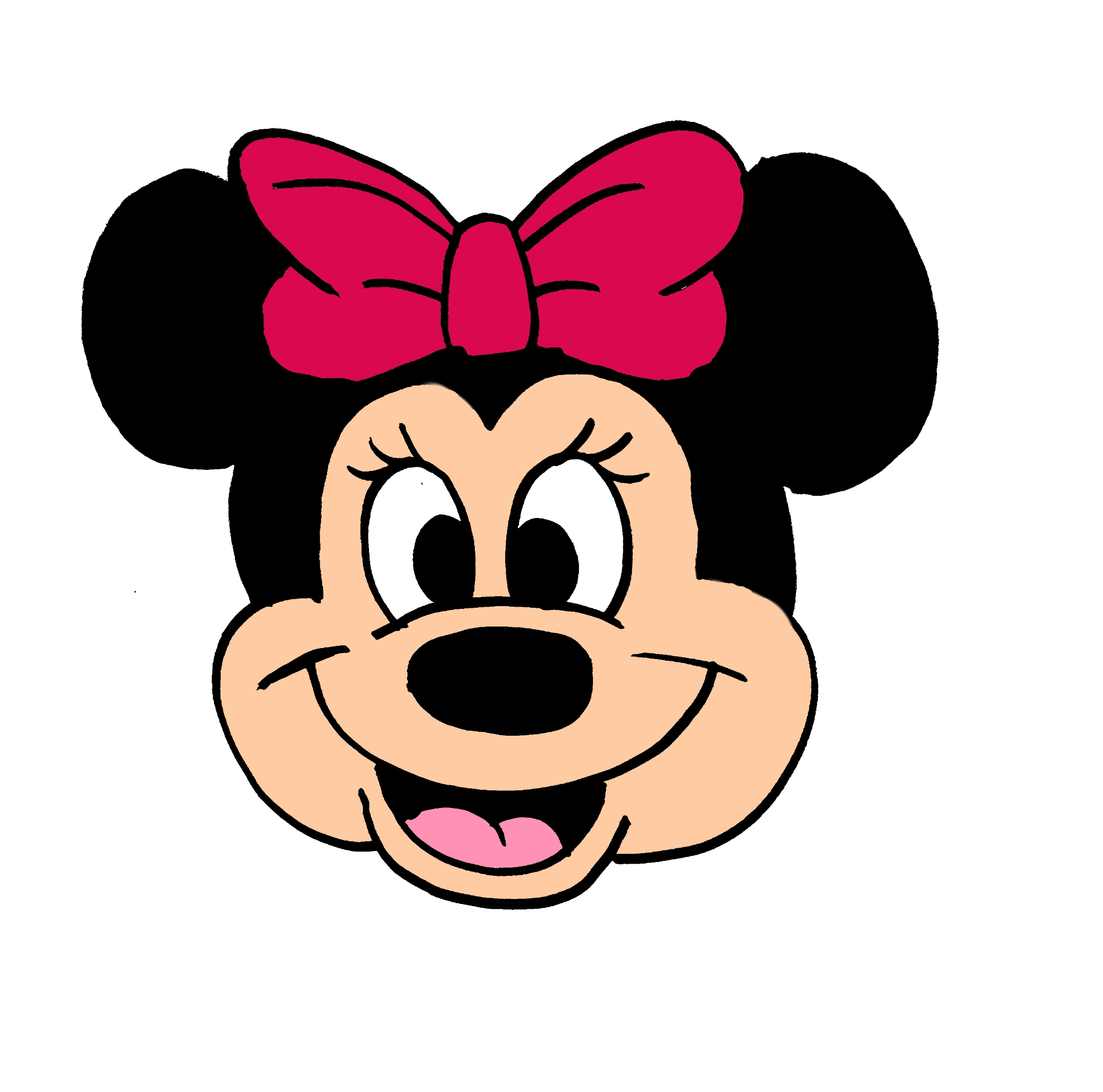 My simple drawing of Minnie | Fandom