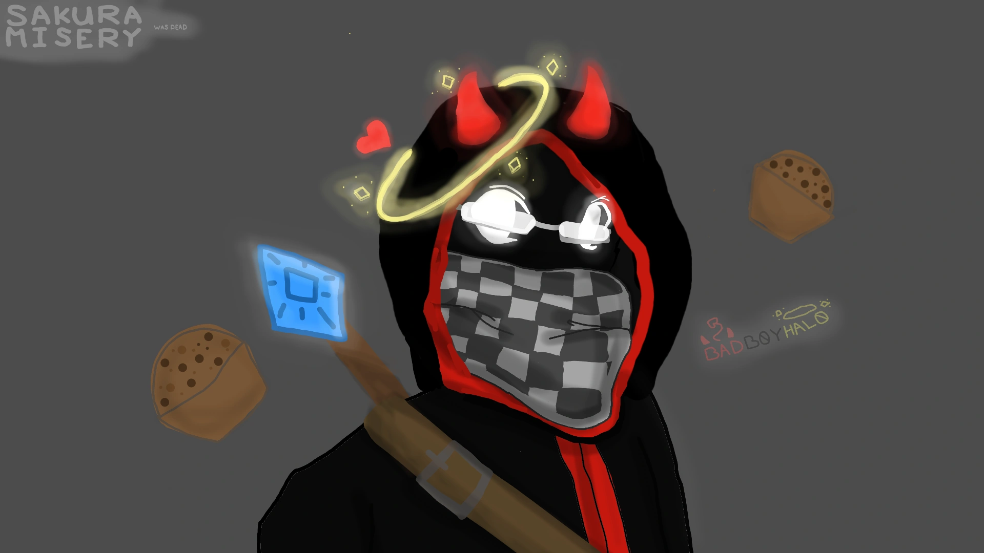 BadBoyHalo Art! (Original + Watermark + 2 Versions!) | Fandom