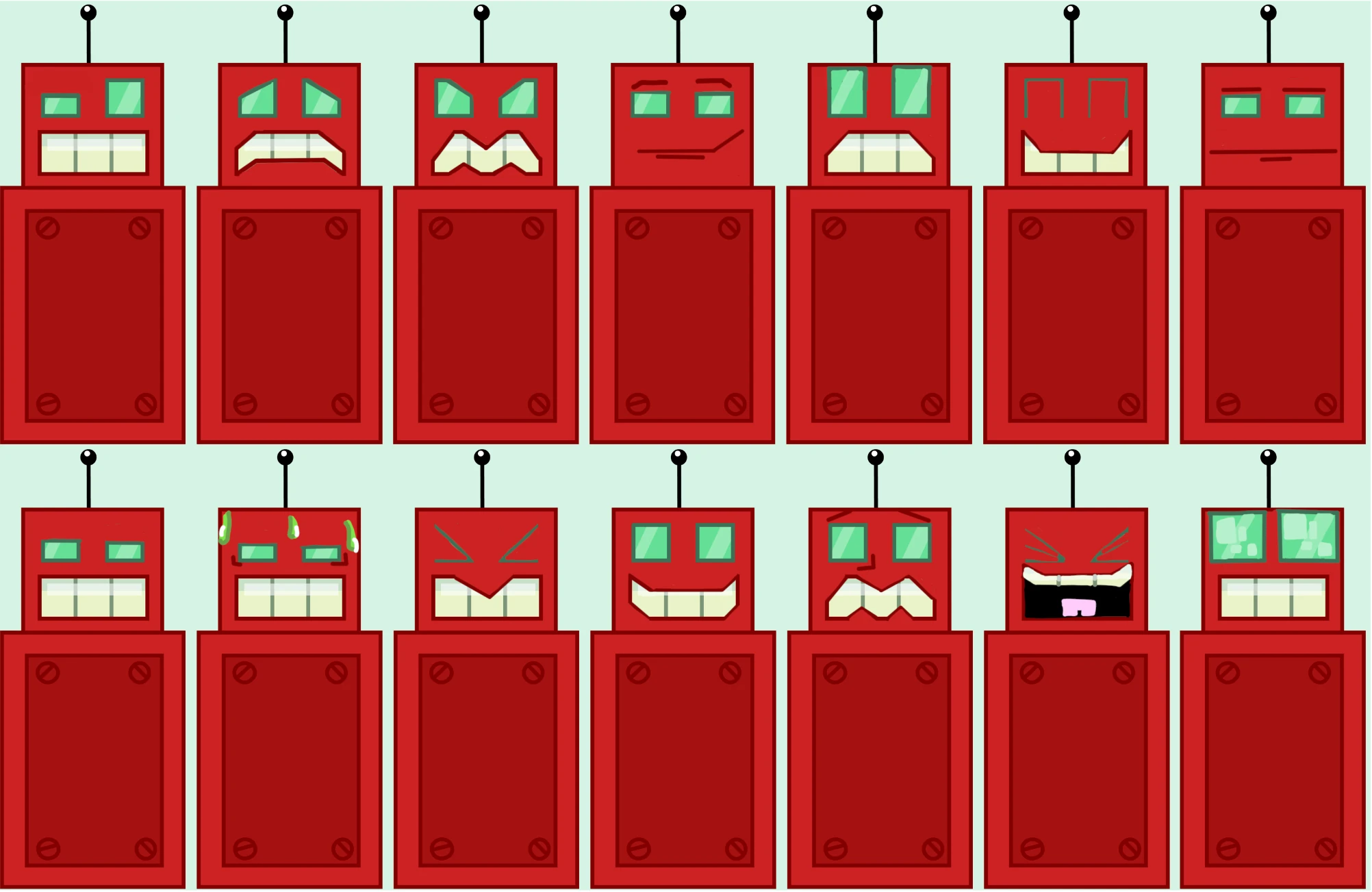 Some custom Roboty faces I made | Fandom