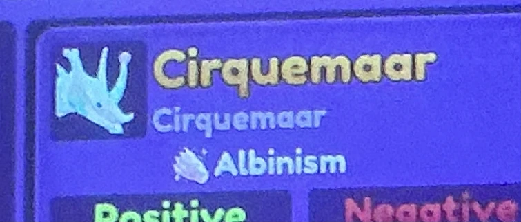 Co-hatching albinism Cir (2/3 alien icee missing white, fm, gen3) Not ...