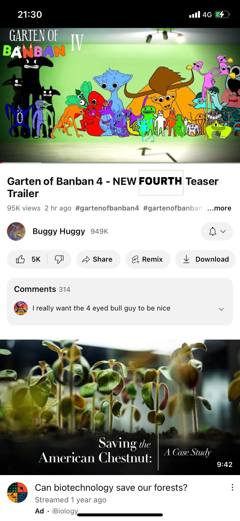 The Buggy Huggy Garten of Banban 4 Fourth Teaser Trailer is coming very ...