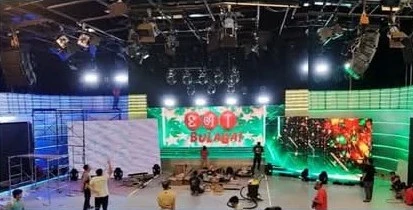 The front view of Eat Bulaga's newest stage setup | Fandom