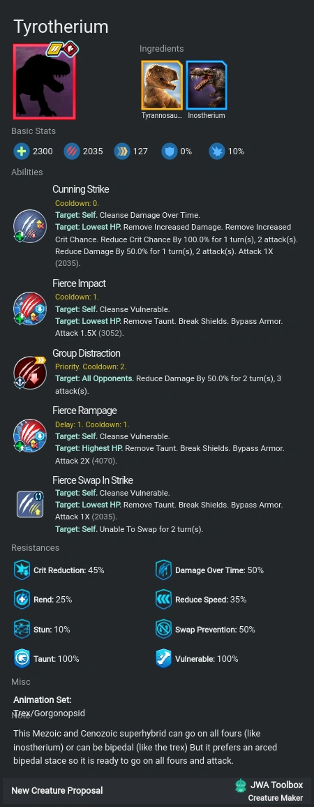 My new JWA Trex hybrid! | Fandom