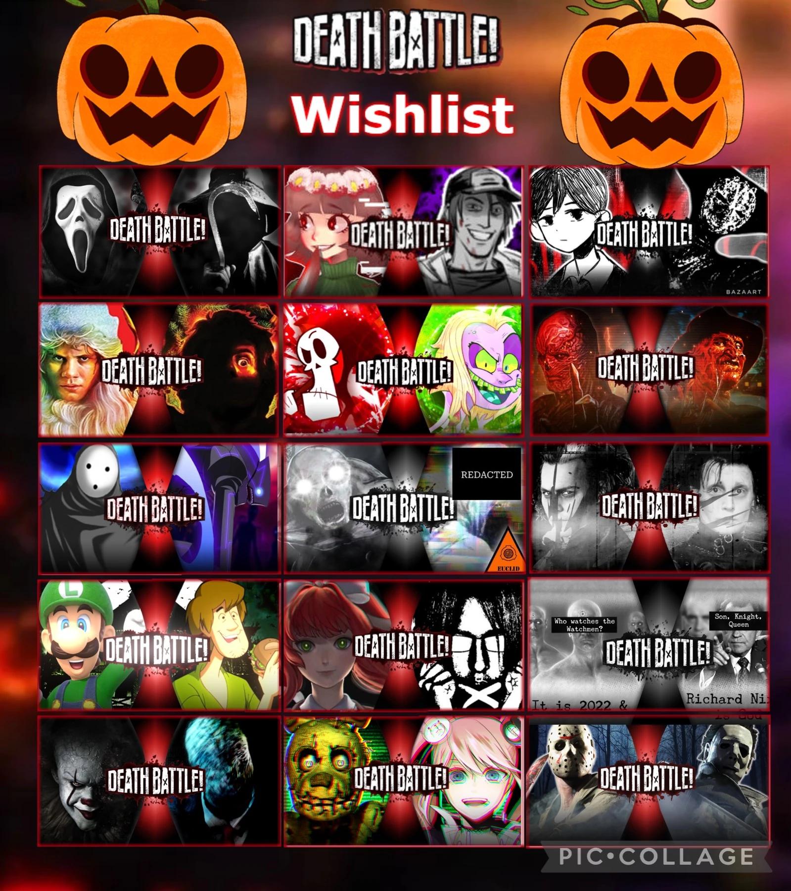 My ideal spoopy season of Death Battle | Fandom