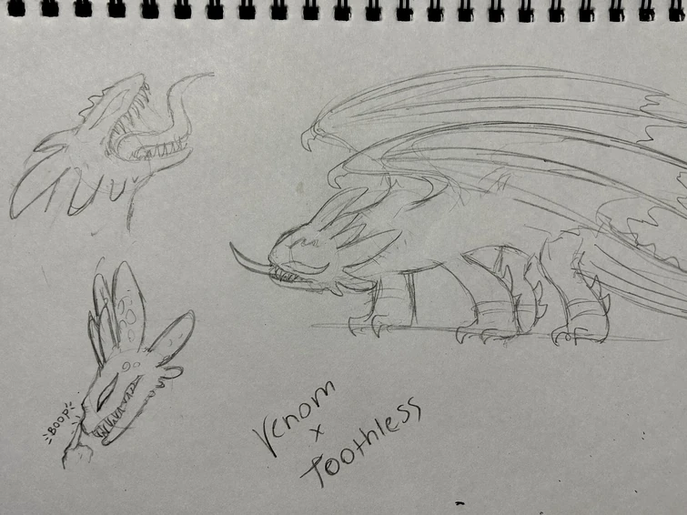 What if Toothless bonded with Venom? | Fandom