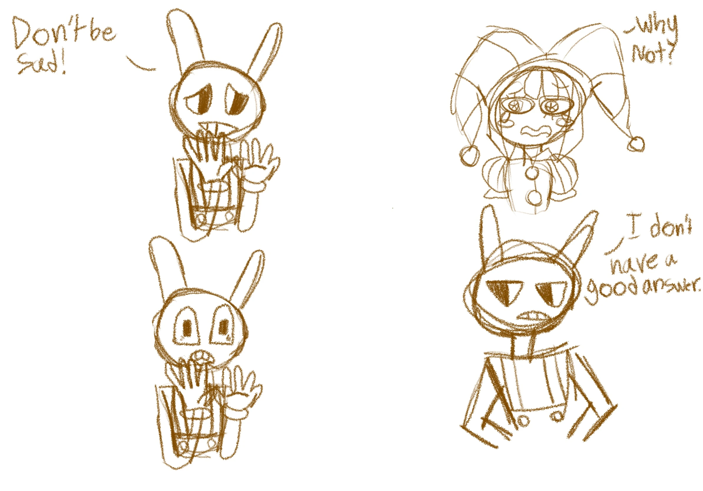 A normal cheer-up with Jax and Pomni | Fandom