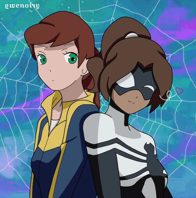 Marvel’s Spider-Man Fan Art Friday: (daydream-spider) My ladies from this TV show UWU 💜 | Fandom