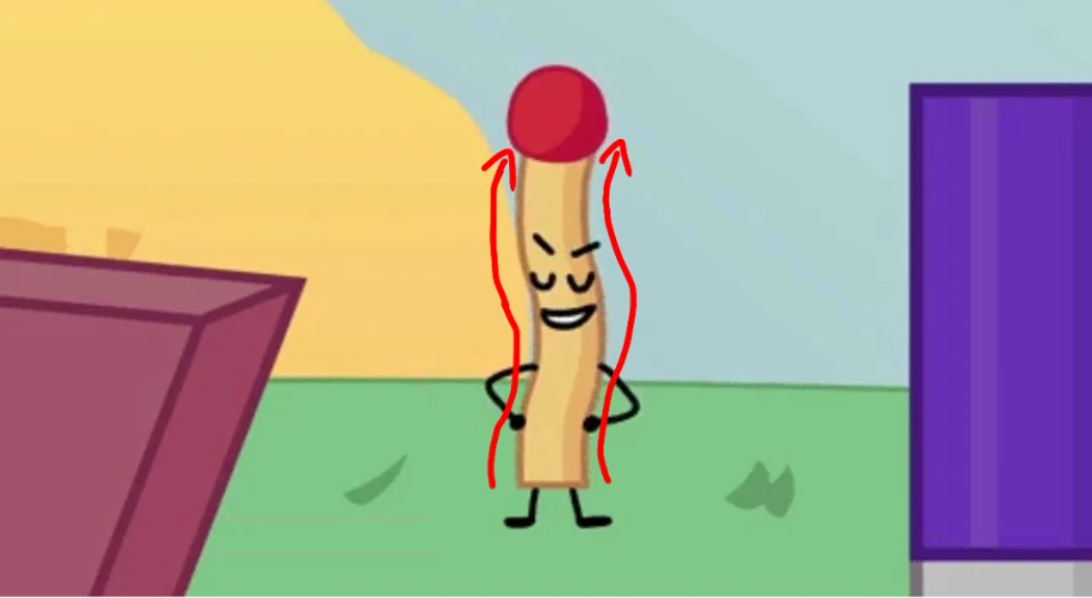 If every bfdi character had red arrows like animatic | Fandom