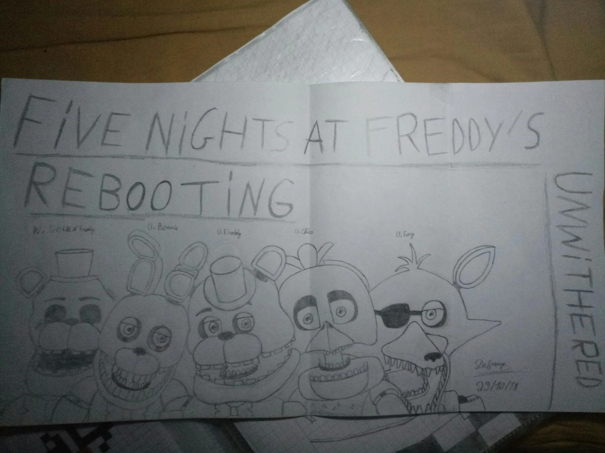 My Fan art: Unwithered models | Fandom