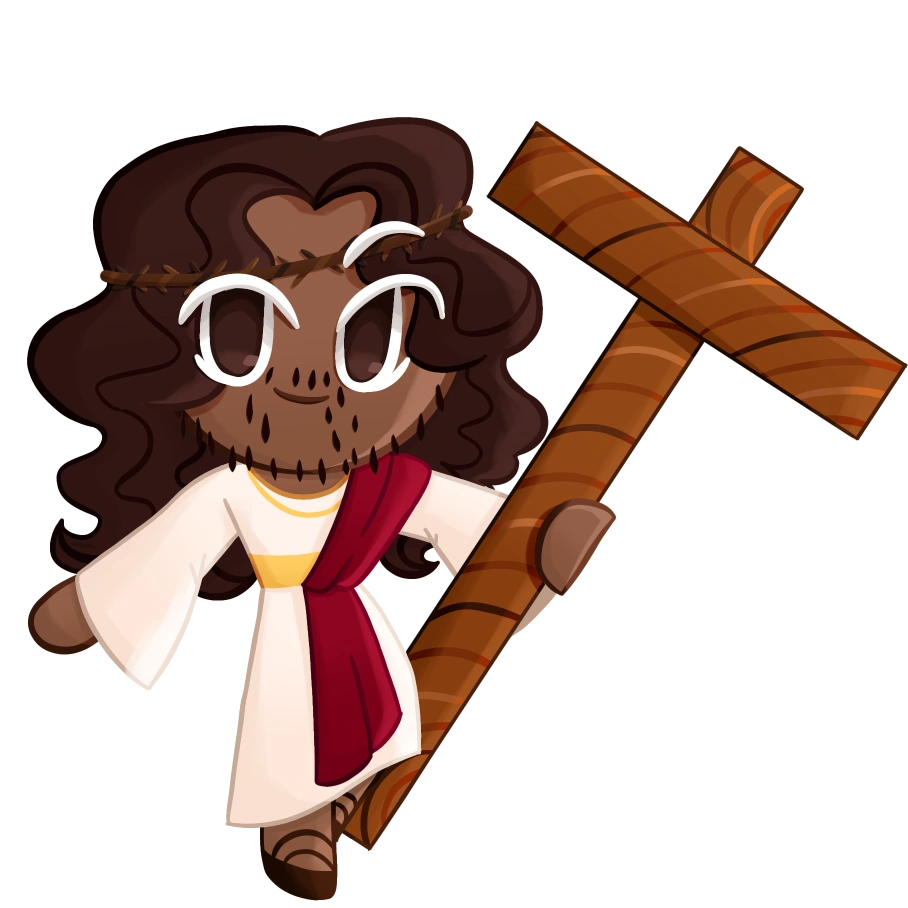 Sigh. Jesus Cookie Gacha Illustration | Fandom