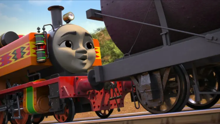 How Nia & Thomas First Time Met & Helped Thomas Up The Steep Hill ...