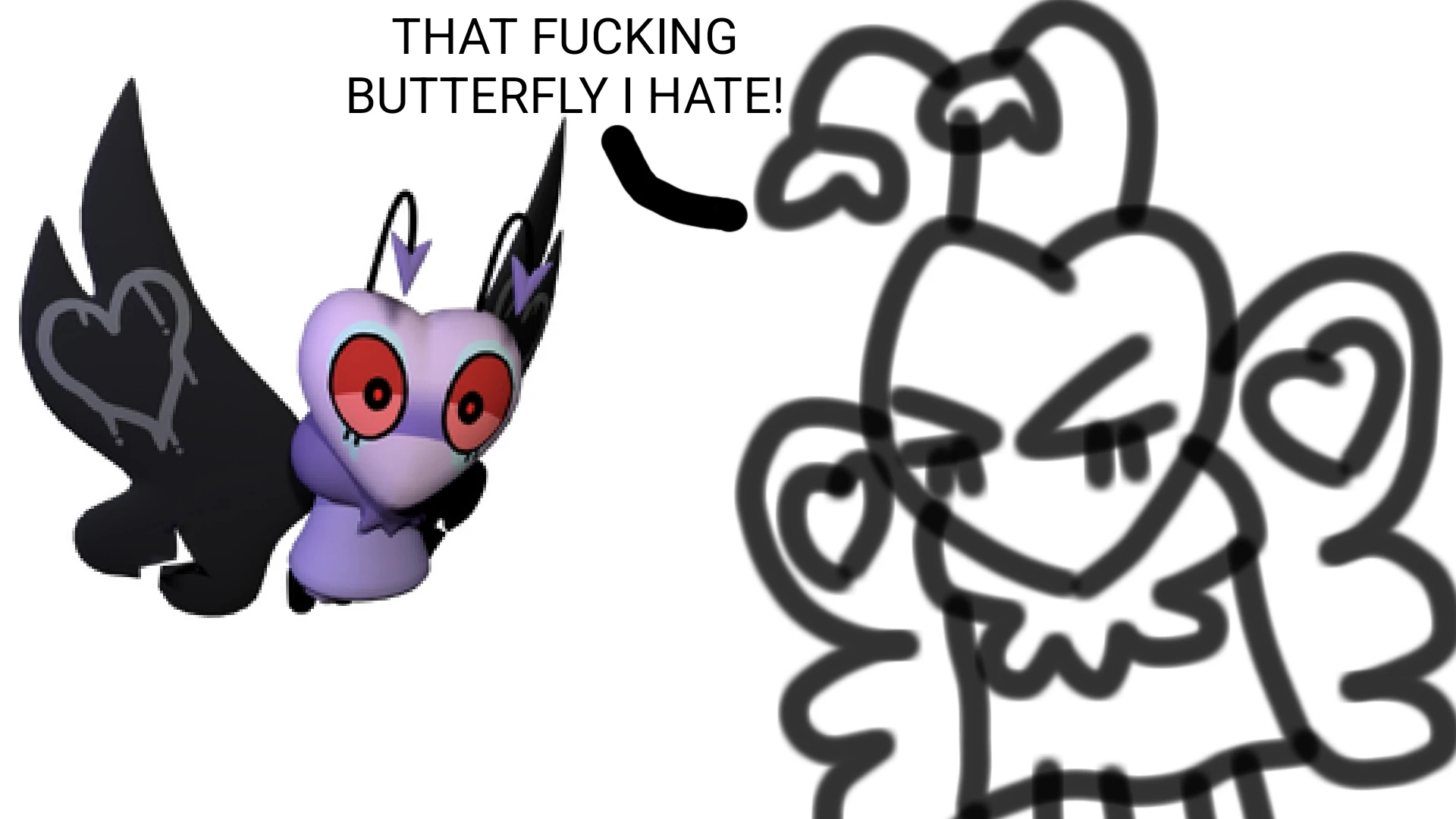 Randomly made this doodle based on me when i saw twisted flutter ...