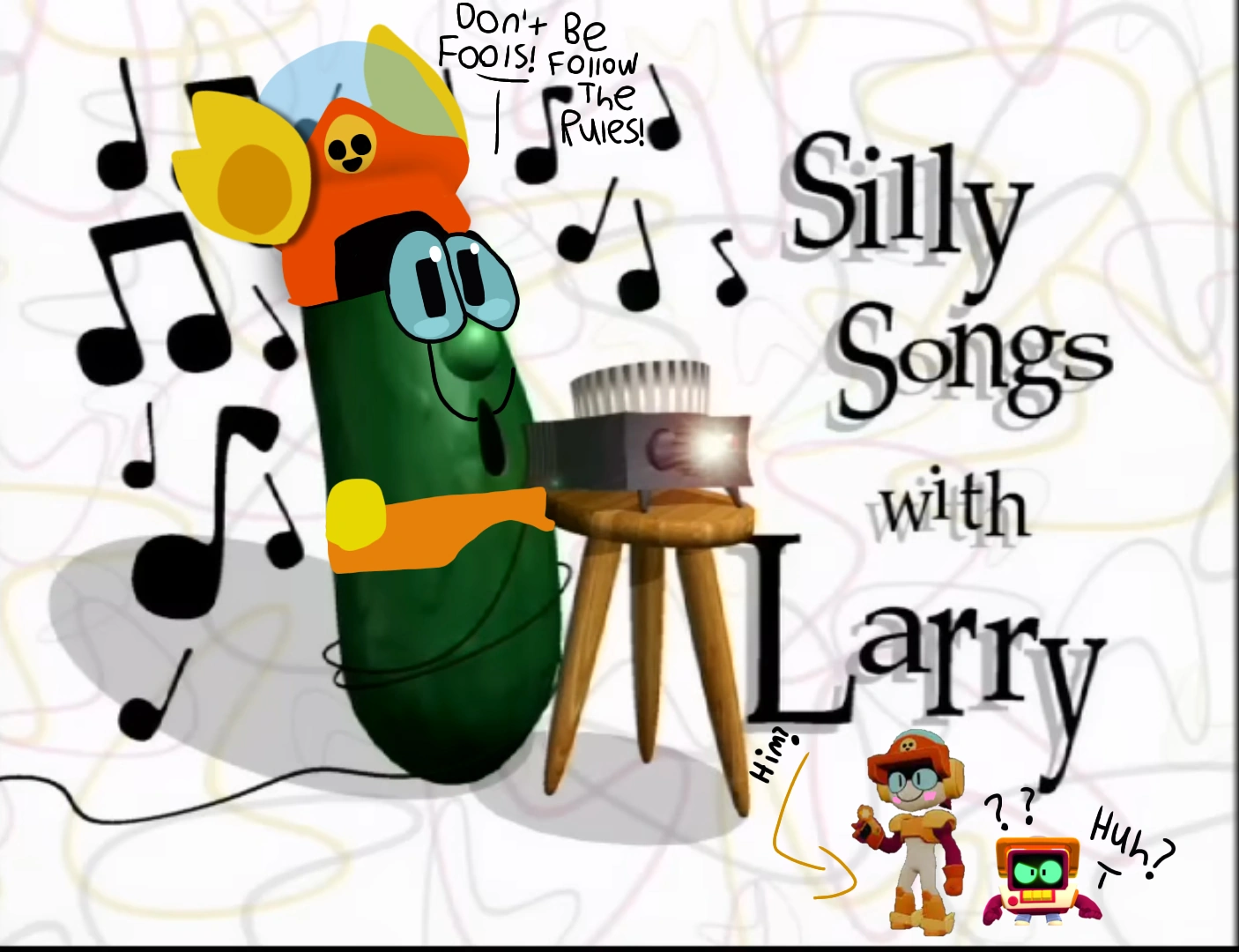This is just an edit of Larry The robot. There's A Veggietales ...