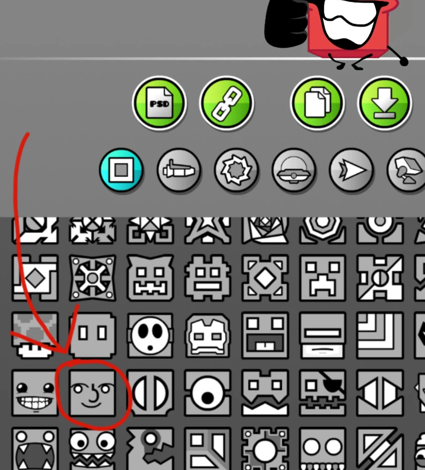 I was playing around with GD Colon’s Online Icon Kit | Fandom