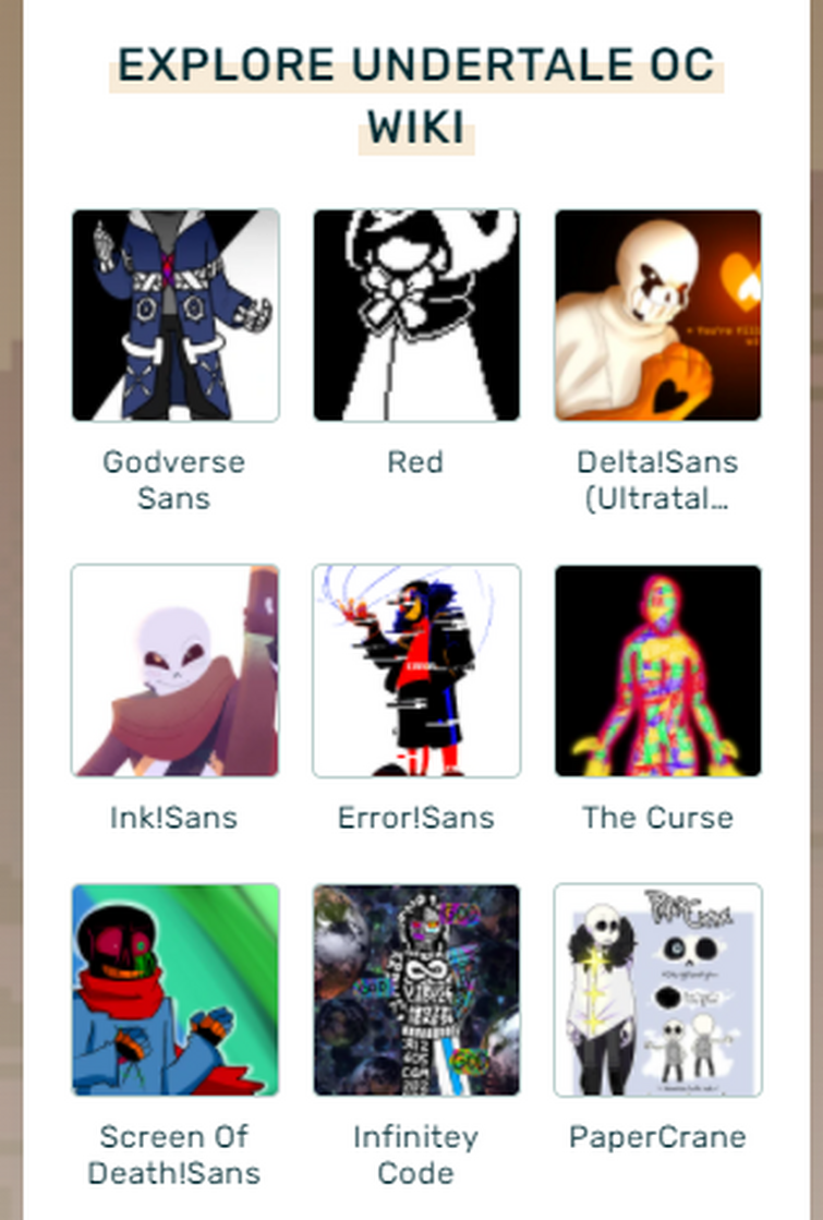 Discuss Everything About Undertale OC Wiki | Fandom