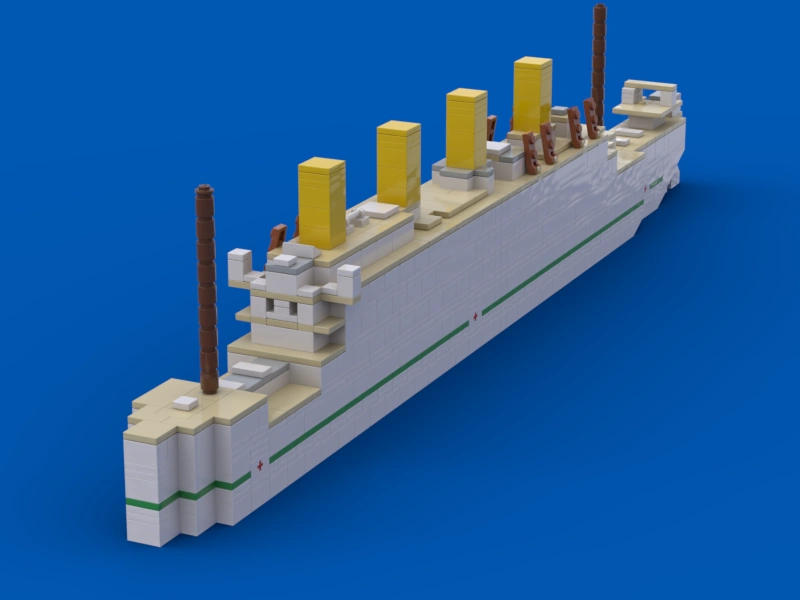 Updated the HMHS Britannic lego MOC | Fandom