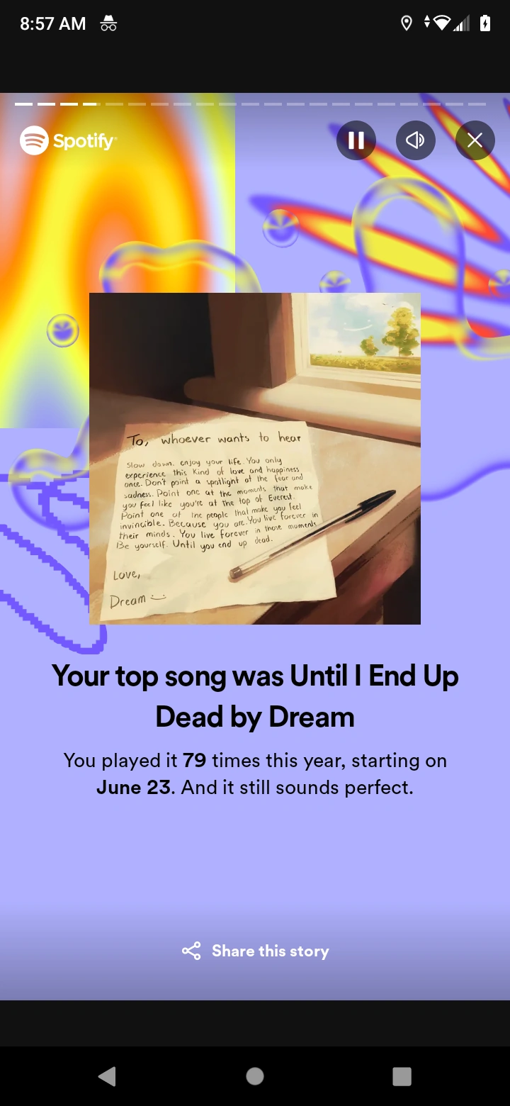 HELP 😭😭😭 DREAM IS ALL OF MY SPOTIFY WRAPPED- | Fandom