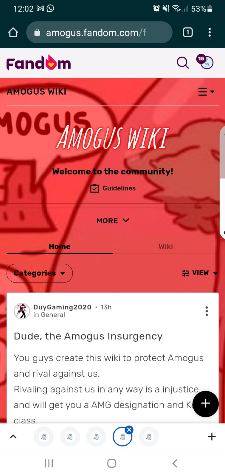Discuss Everything About Amogus Wiki | Fandom