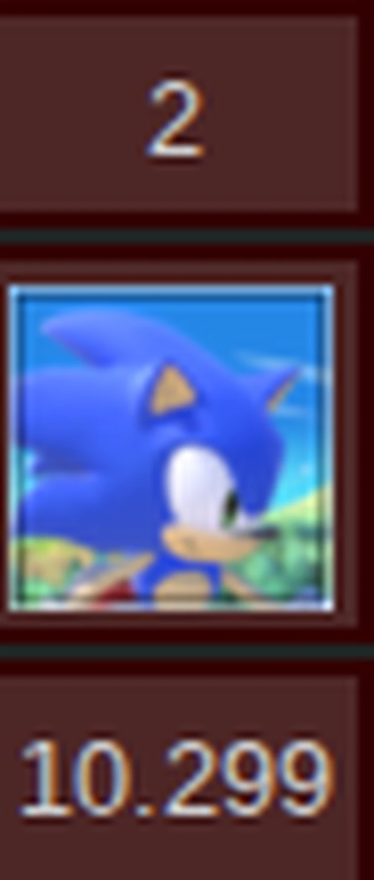 Fun fact:Sonic is the Best base game character in smash ultimate and the second best character ...