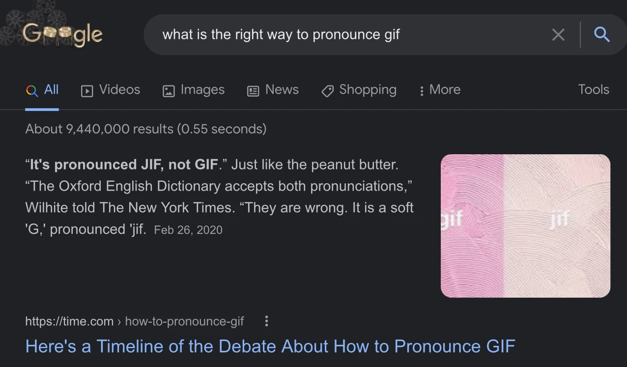 JIF OR GIF | Fandom