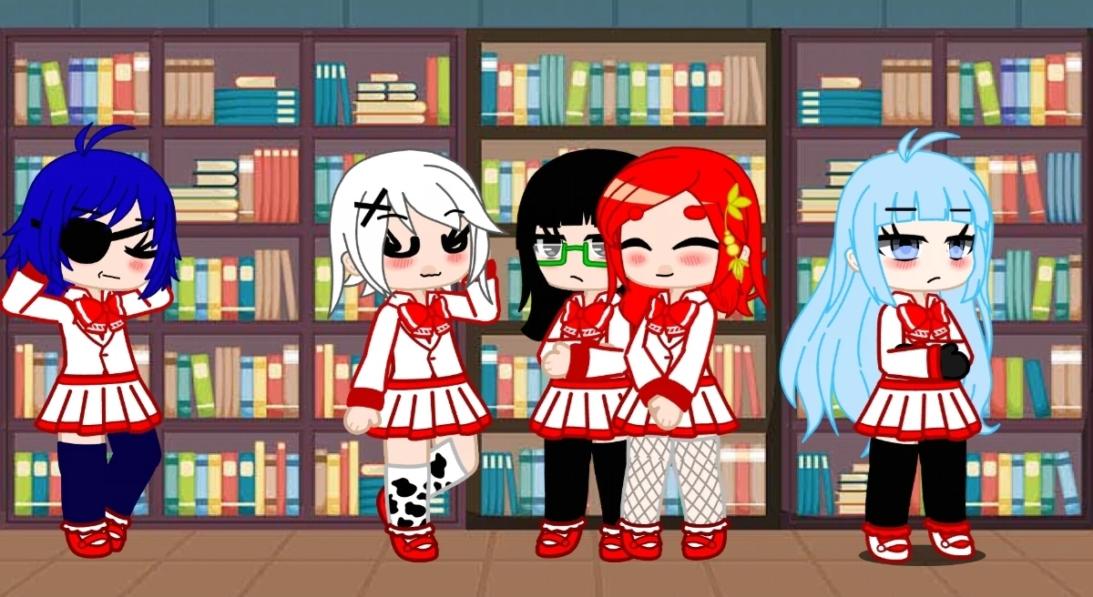 I decided to make yandere sim characters in gacha club mod.. (Gacha ...