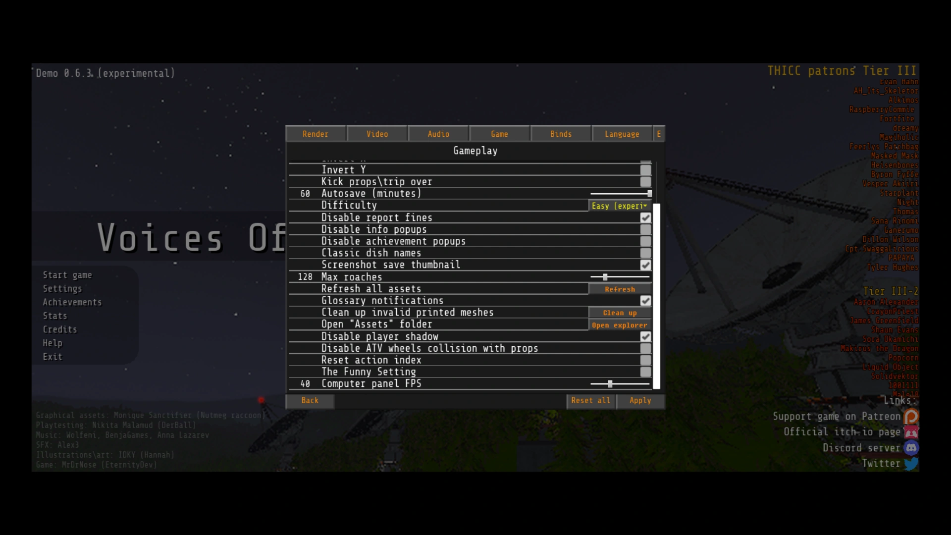 do not try to enable "The Funny Setting" in the 0.6.3A build | Fandom