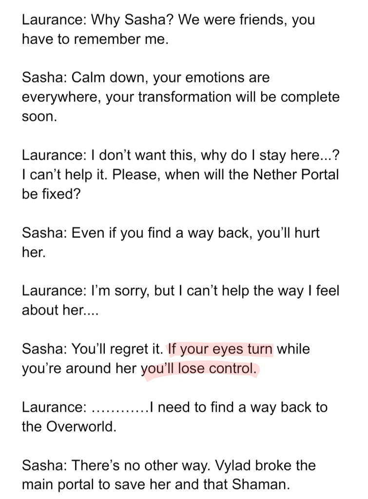 I was working on this transcript and does this sound familiar to anyone ...