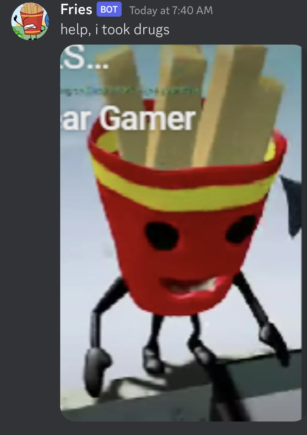 Fries on drugs | Fandom