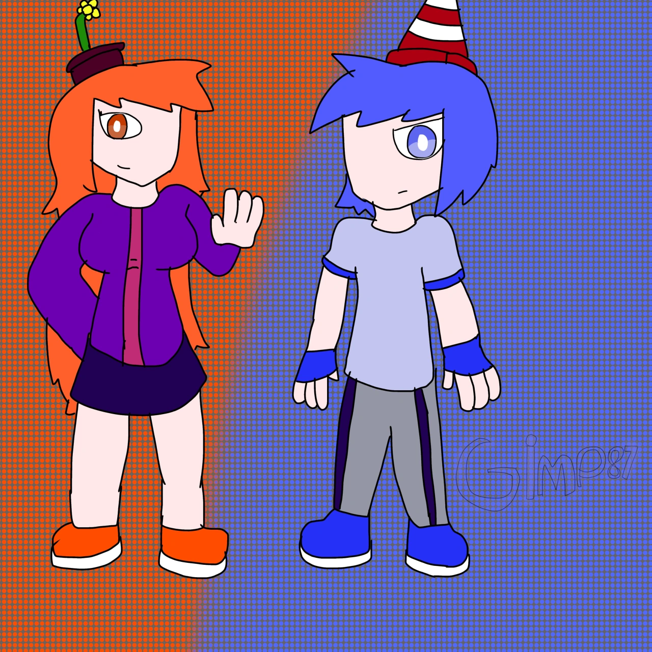 Orange and blue | Fandom