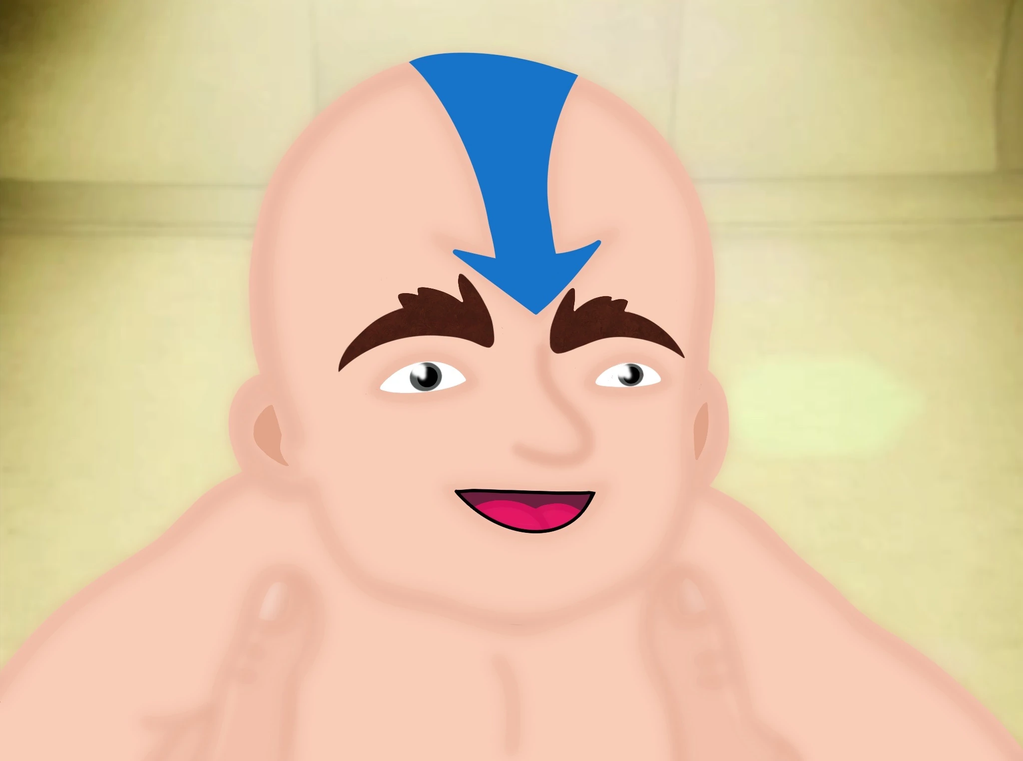My redrawn Baby Aang screenshot | Fandom