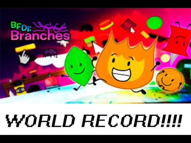 BFDI Branches world record but its recorded from a potato | Fandom