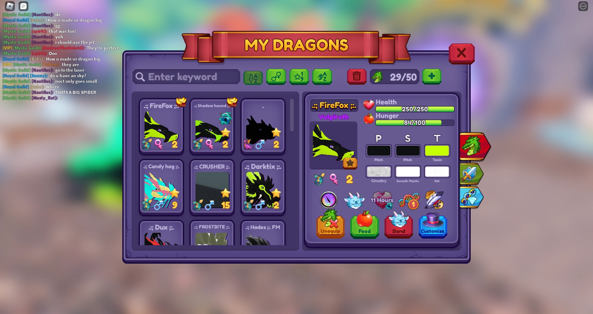 Trading this 1m HL Vulp. *Inflamed head* | Fandom