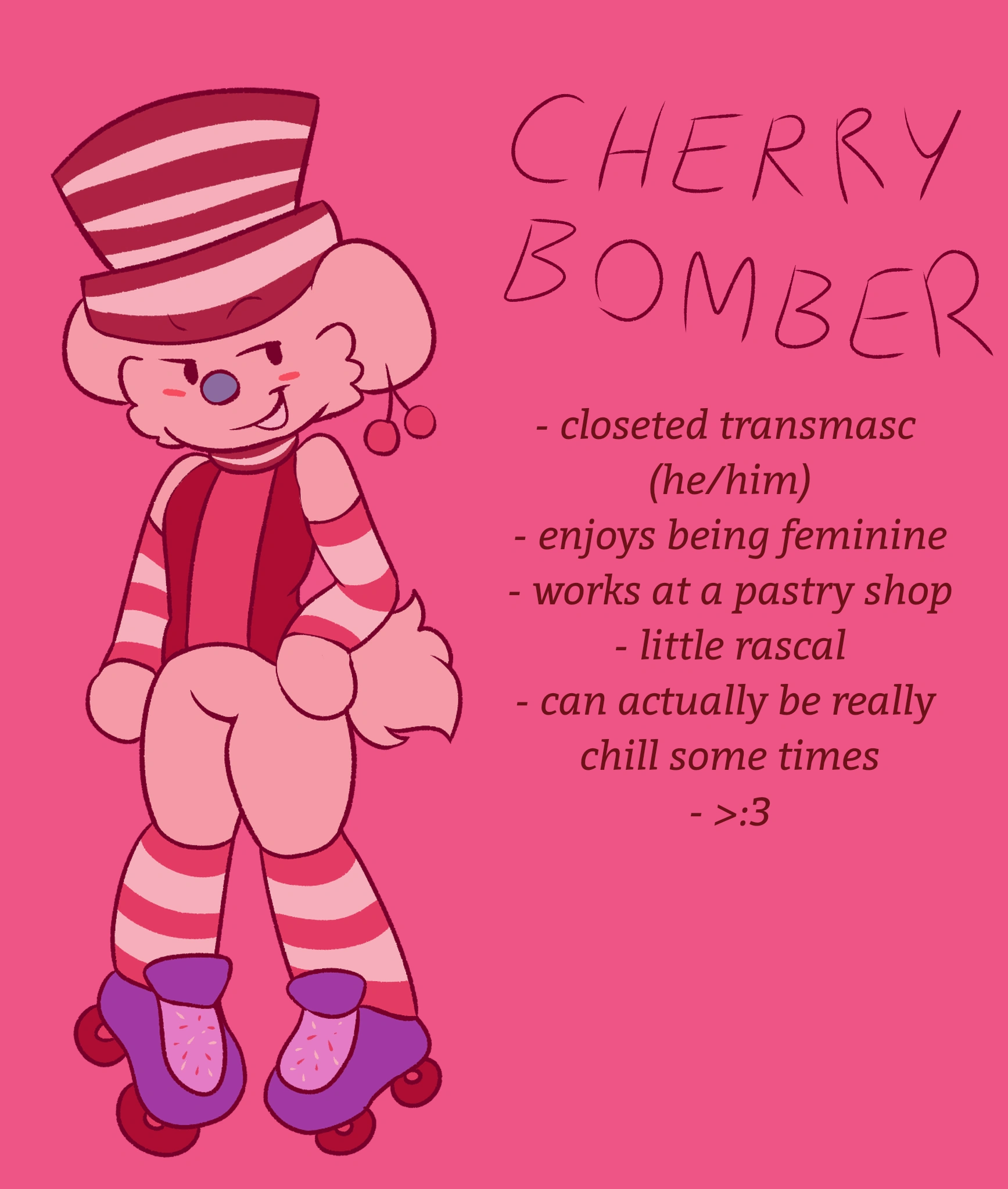 my cherry bomber headcanon | Fandom