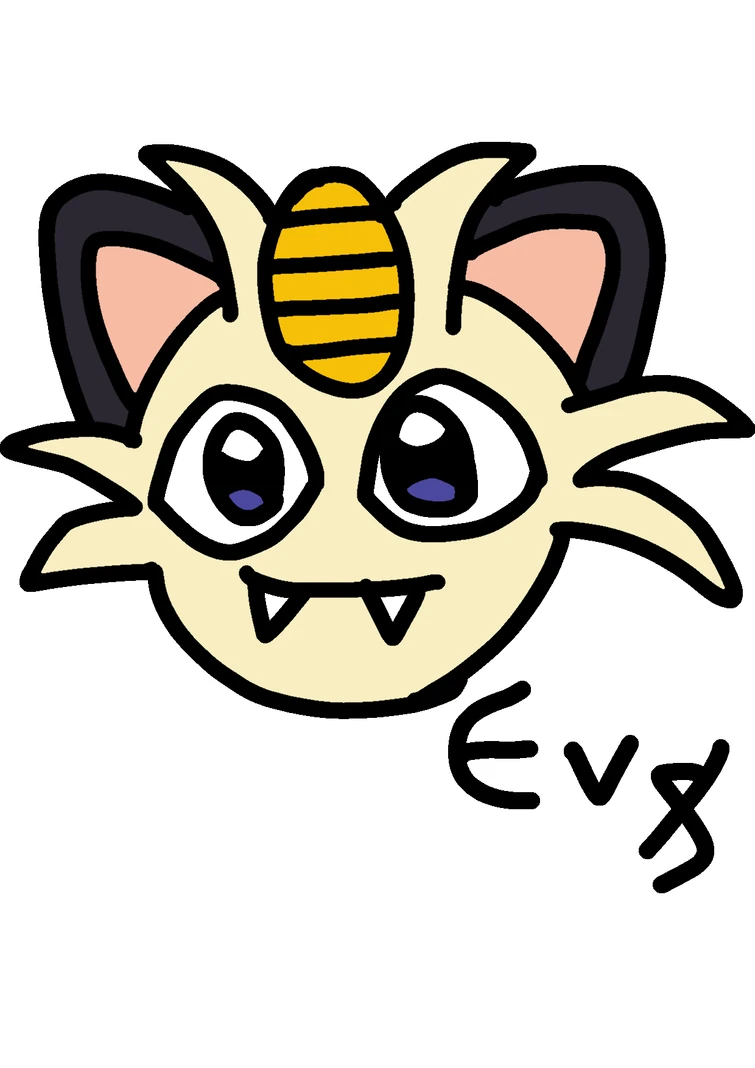 My drawing of Meowth | Fandom