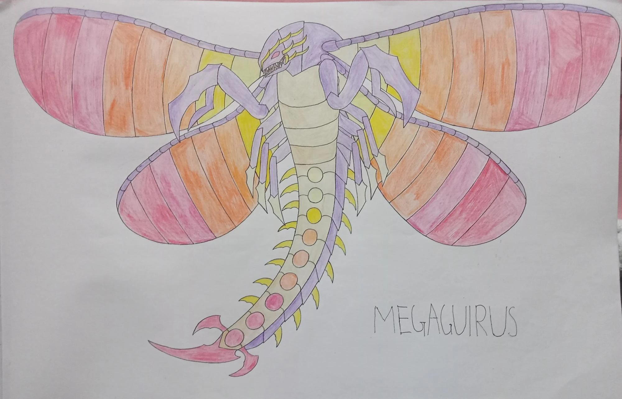 Gojira: Kingdom Megaguirus Sketch. | Fandom