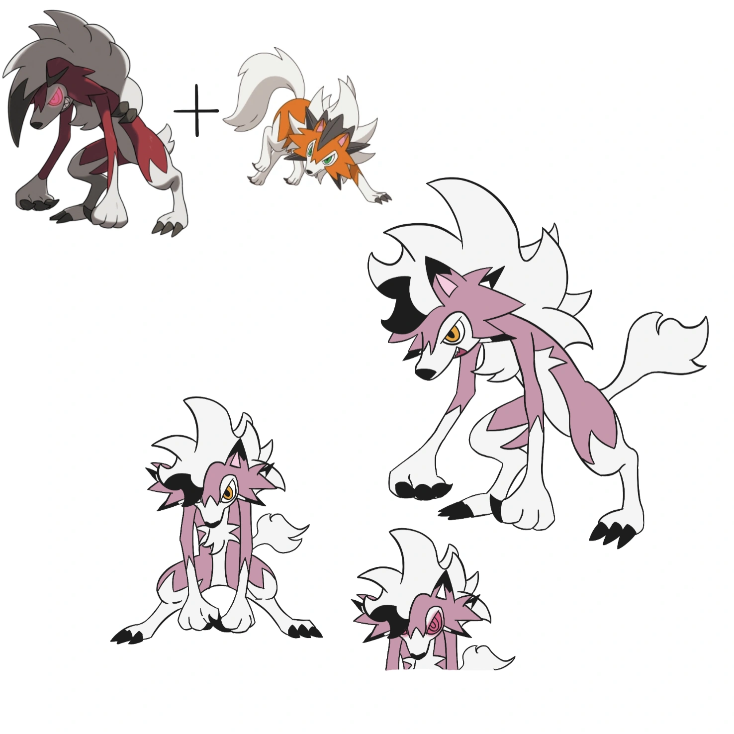 I made a Dawn Form Lycanroc | Fandom