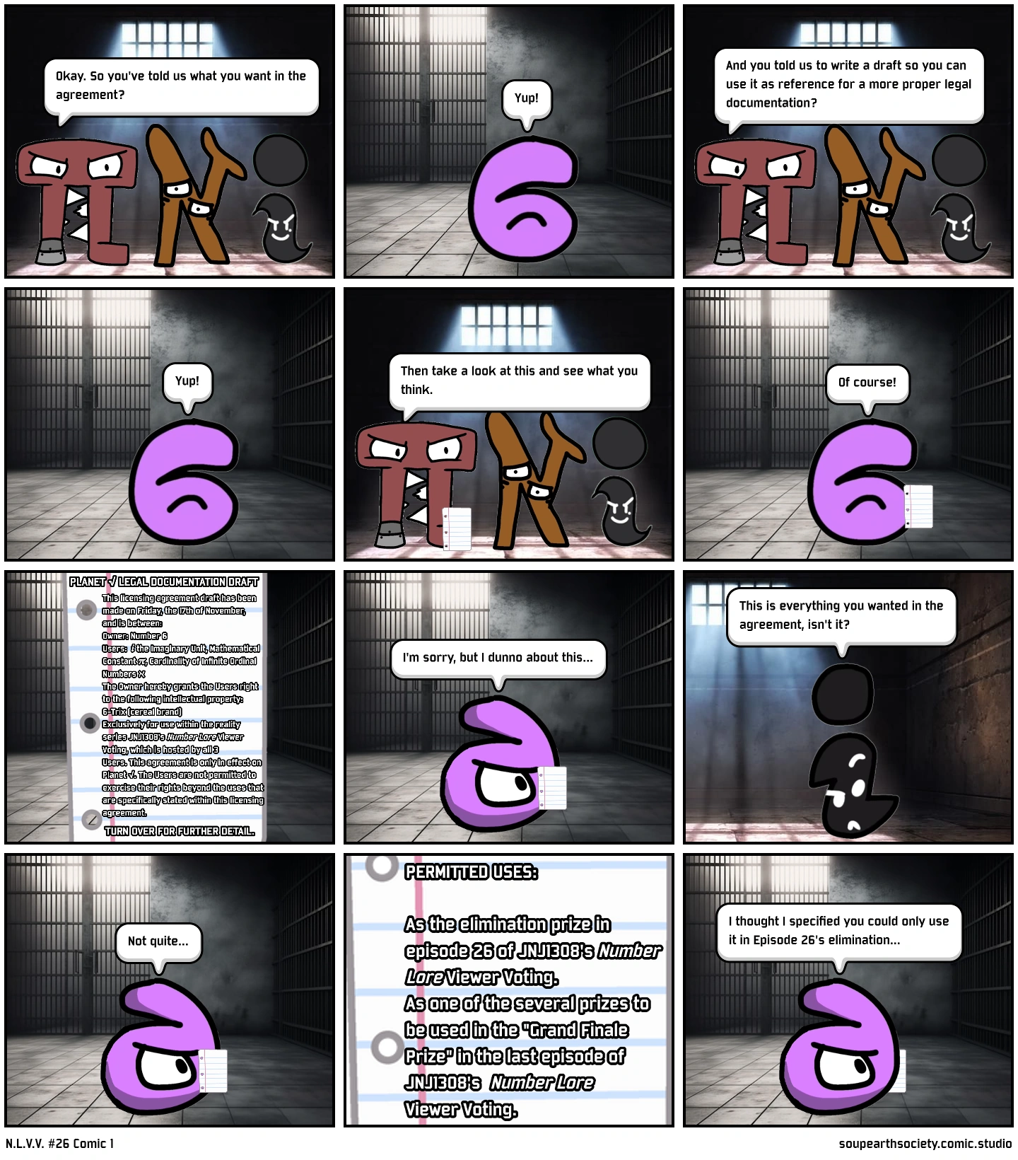 JNJ1308's Number Lore Viewer Voting #26: The Gang's Breakout | Fandom