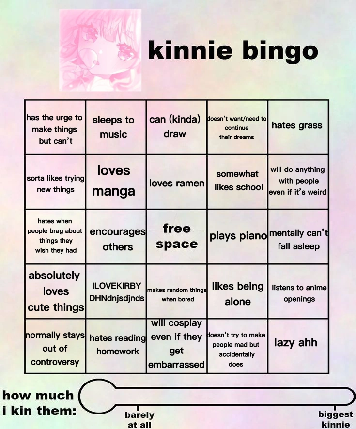 kin bingo!!!