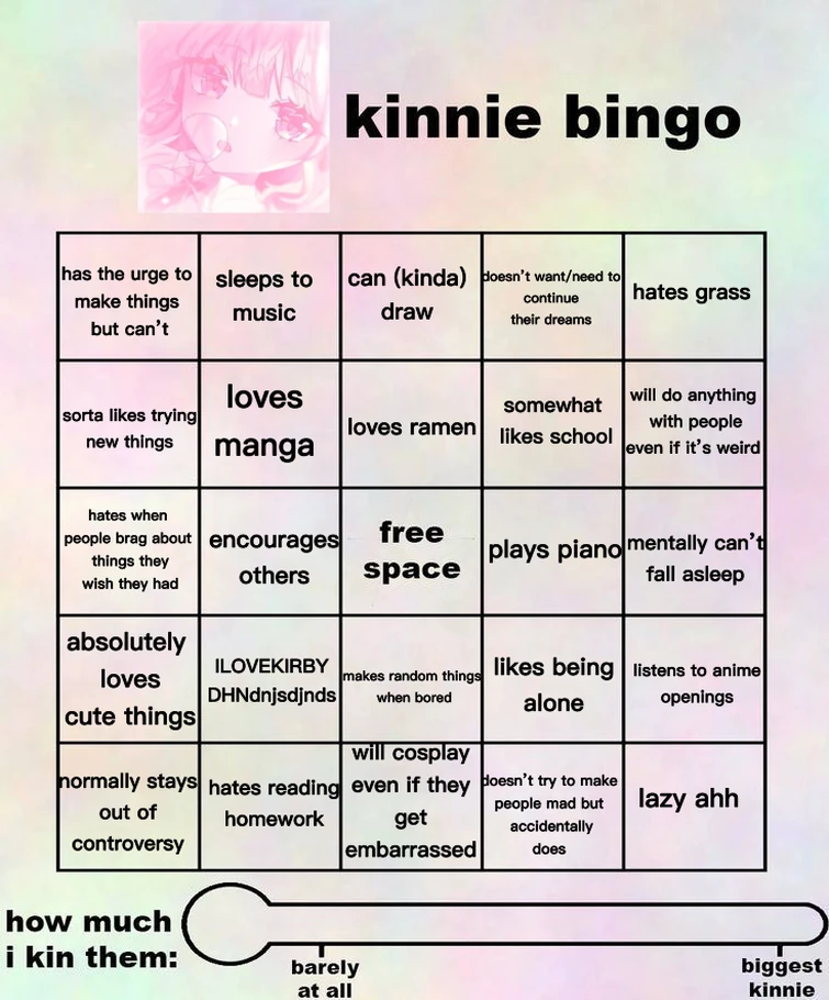 kin bingo!!!