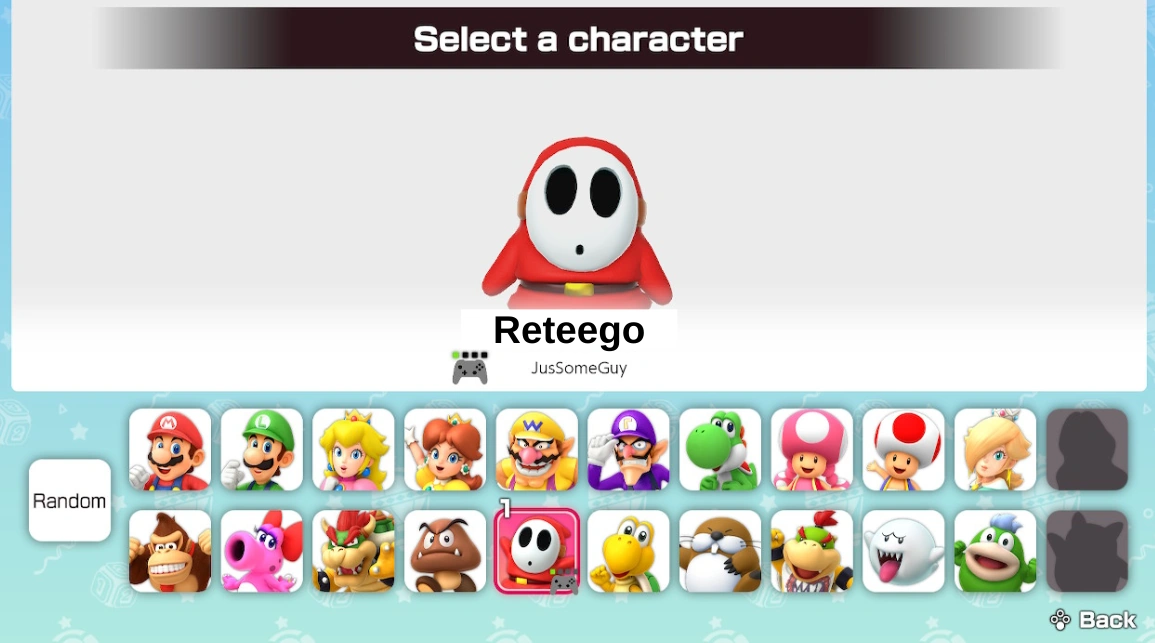 Guys I can't believe they made Reteego a playable option in Mario party ...
