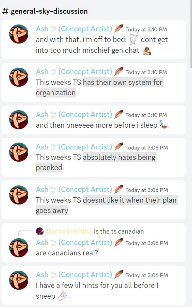 some more TS hints | Fandom