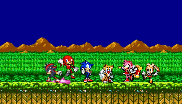 Sonic and his Friends together | Fandom