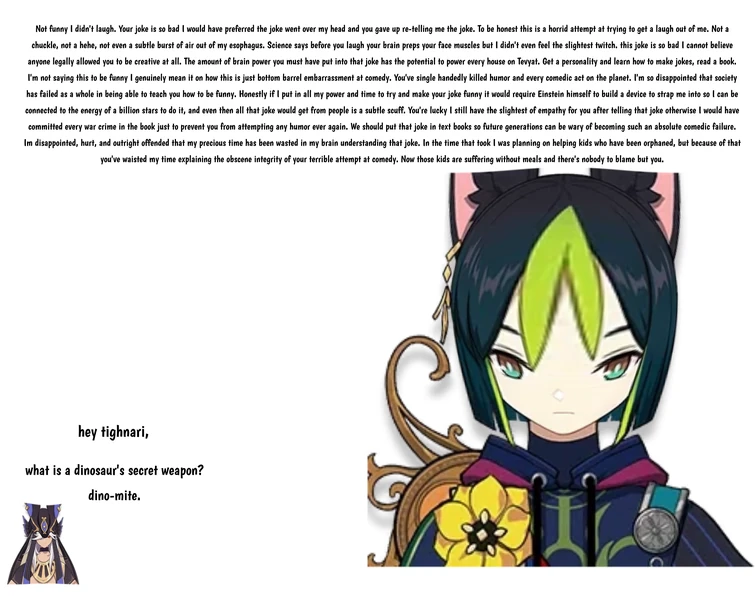 basically the fanon cyno and tighnari friendship | Fandom